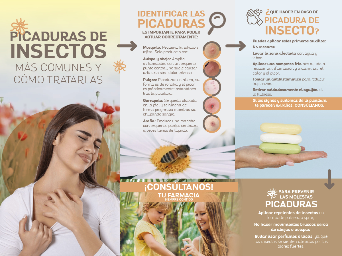 Las picaduras más comunes y cómo tratarlas… – Farmacia Ojeda